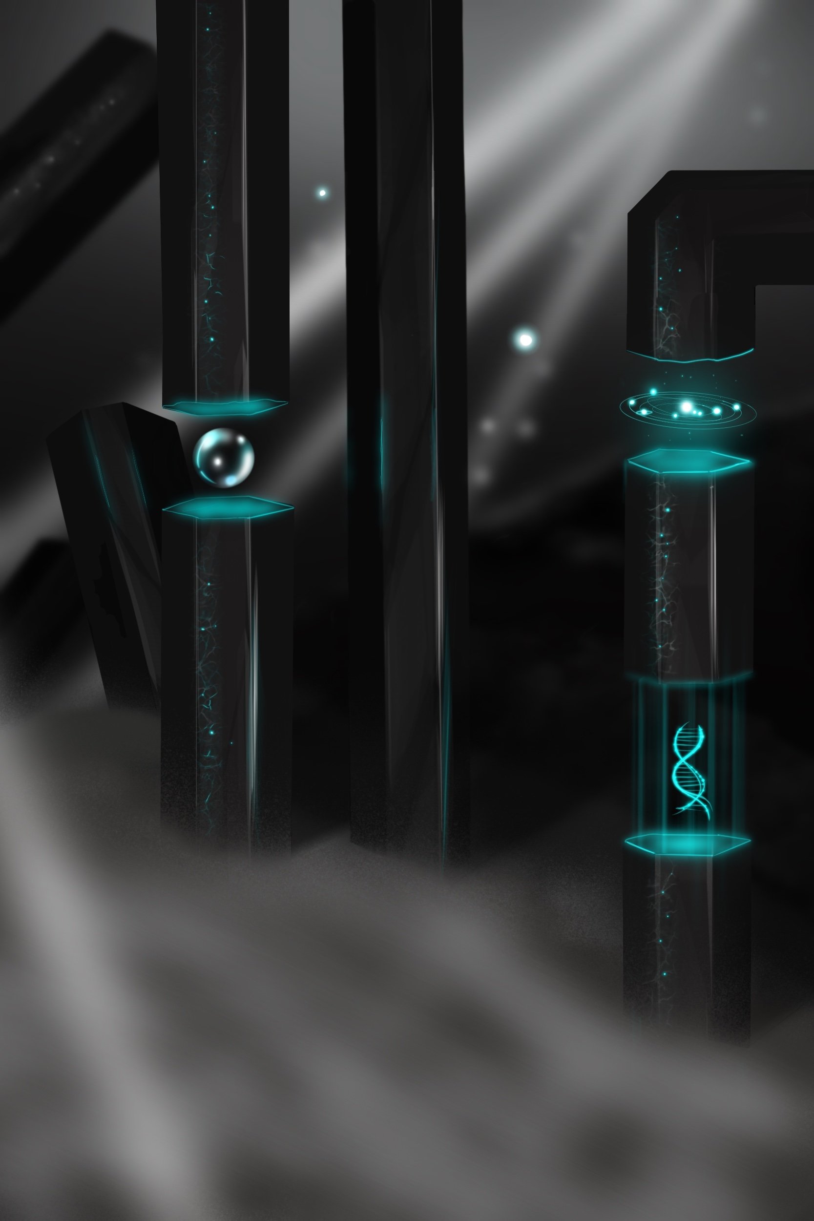 Download Futuristic DNA Structure Fantasy Magic Art by kl205