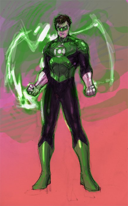 Green Lantern Art