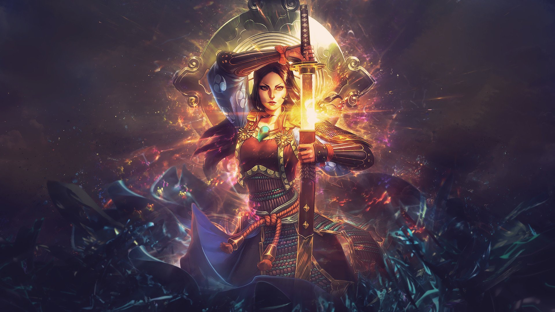 Download Amaterasu (Smite) Video Game Smite Art