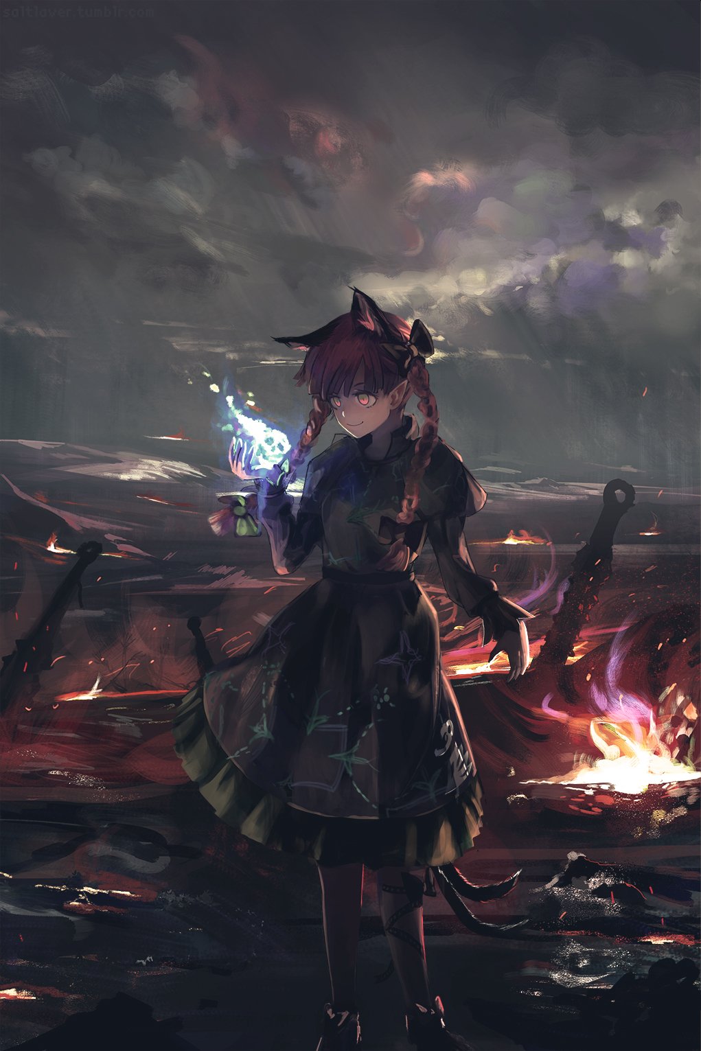 Download Rin Kaenbyou Anime Touhou Art