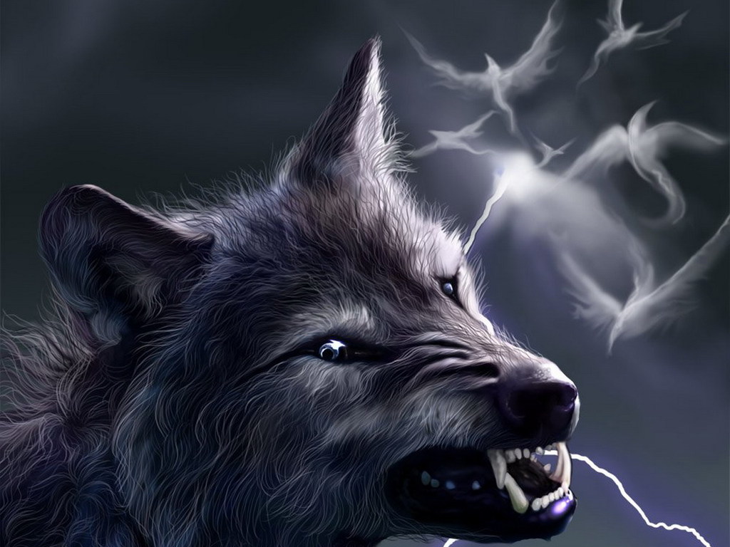 Fantasy Wolf Art