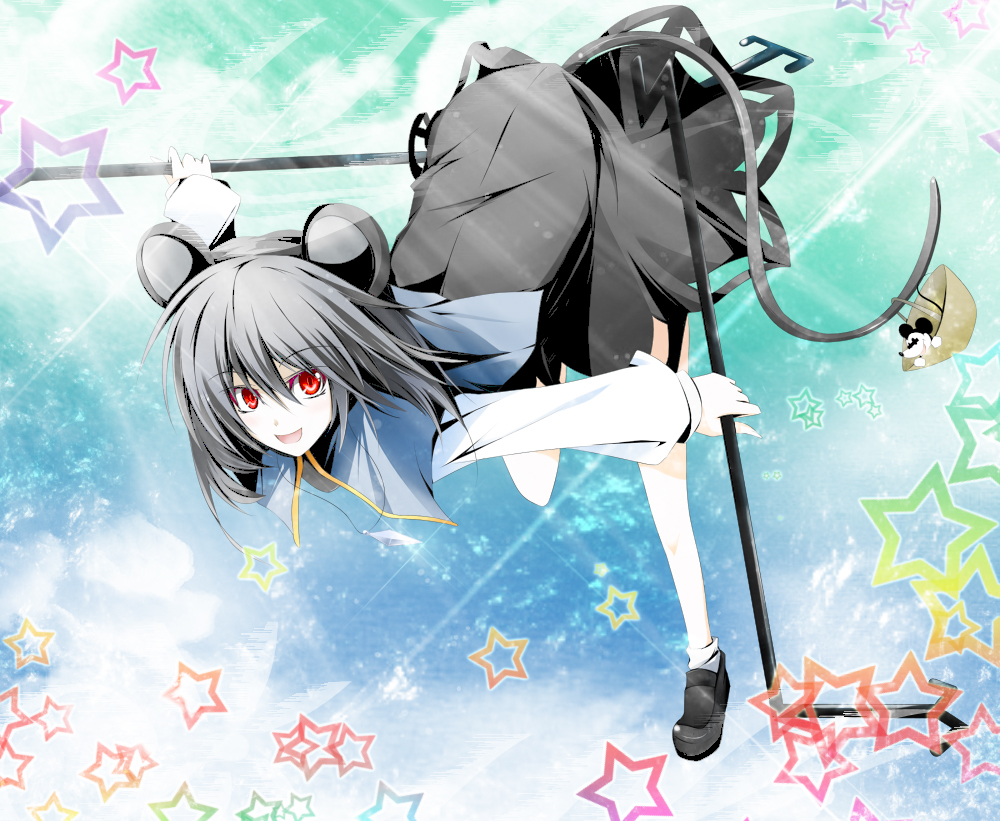 Download Mickey Mouse Nazrin (Touhou) Anime Crossover Art