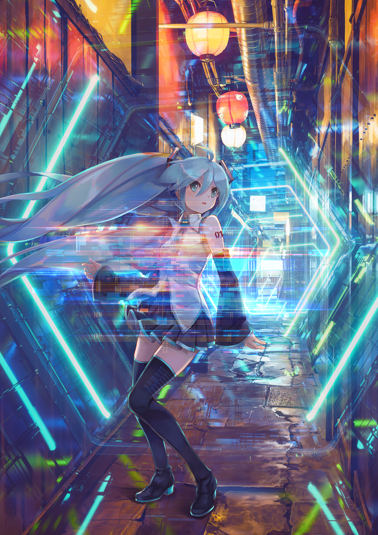 Anime Vocaloid Art by takepon
