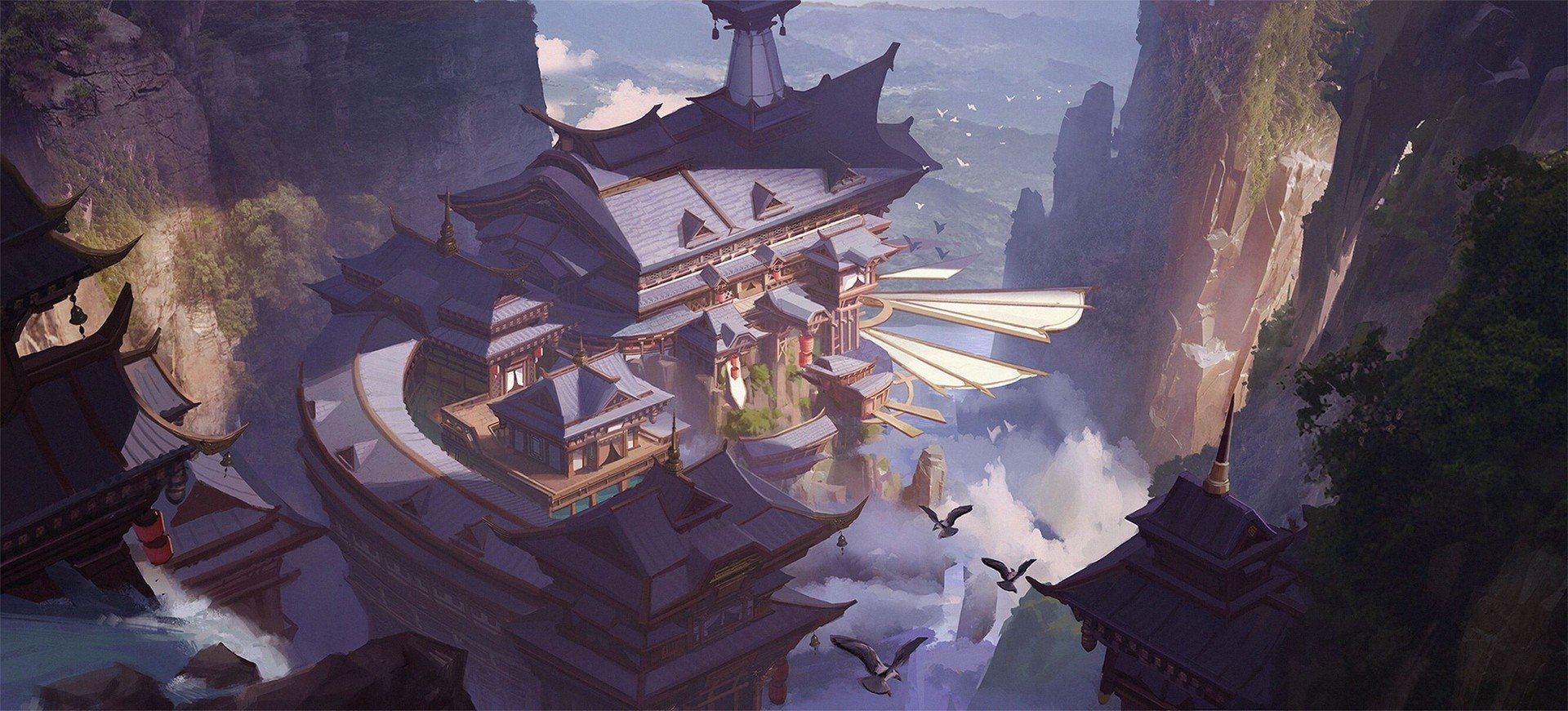 Download Landscape Fantasy Building Fantasy Landscape Art