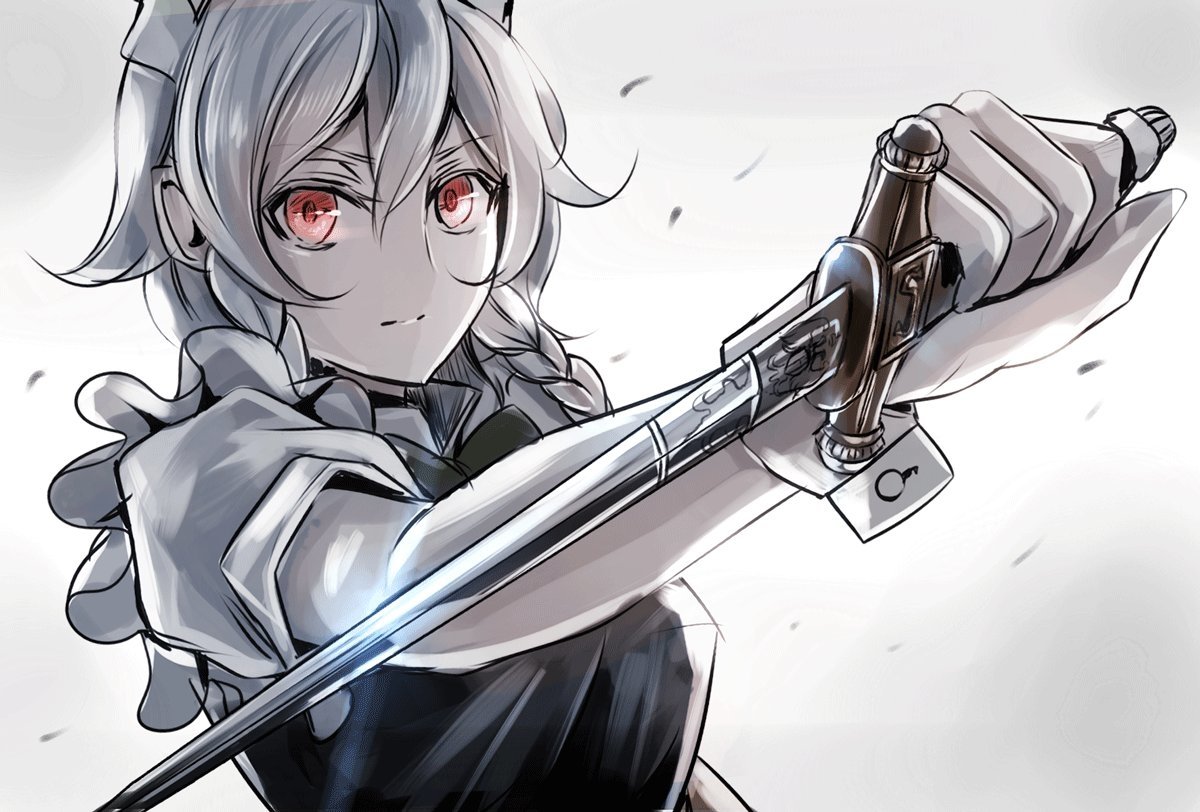 Download Sakuya Izayoi Anime Touhou Art