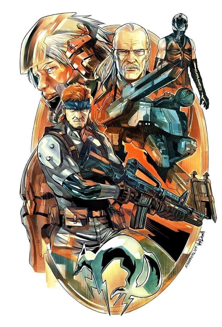 Download Solid Snake Video Game Metal Gear Solid Art