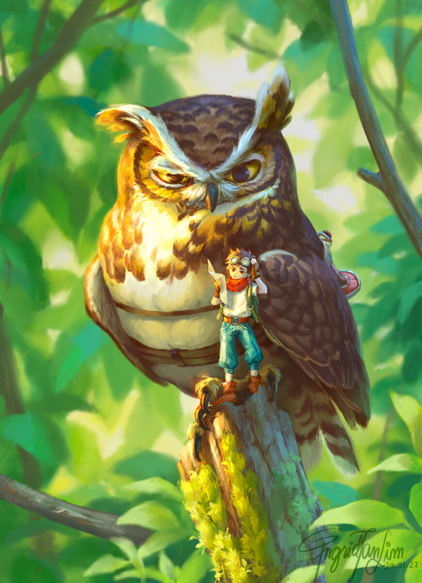 Download Fantasy Owl Art