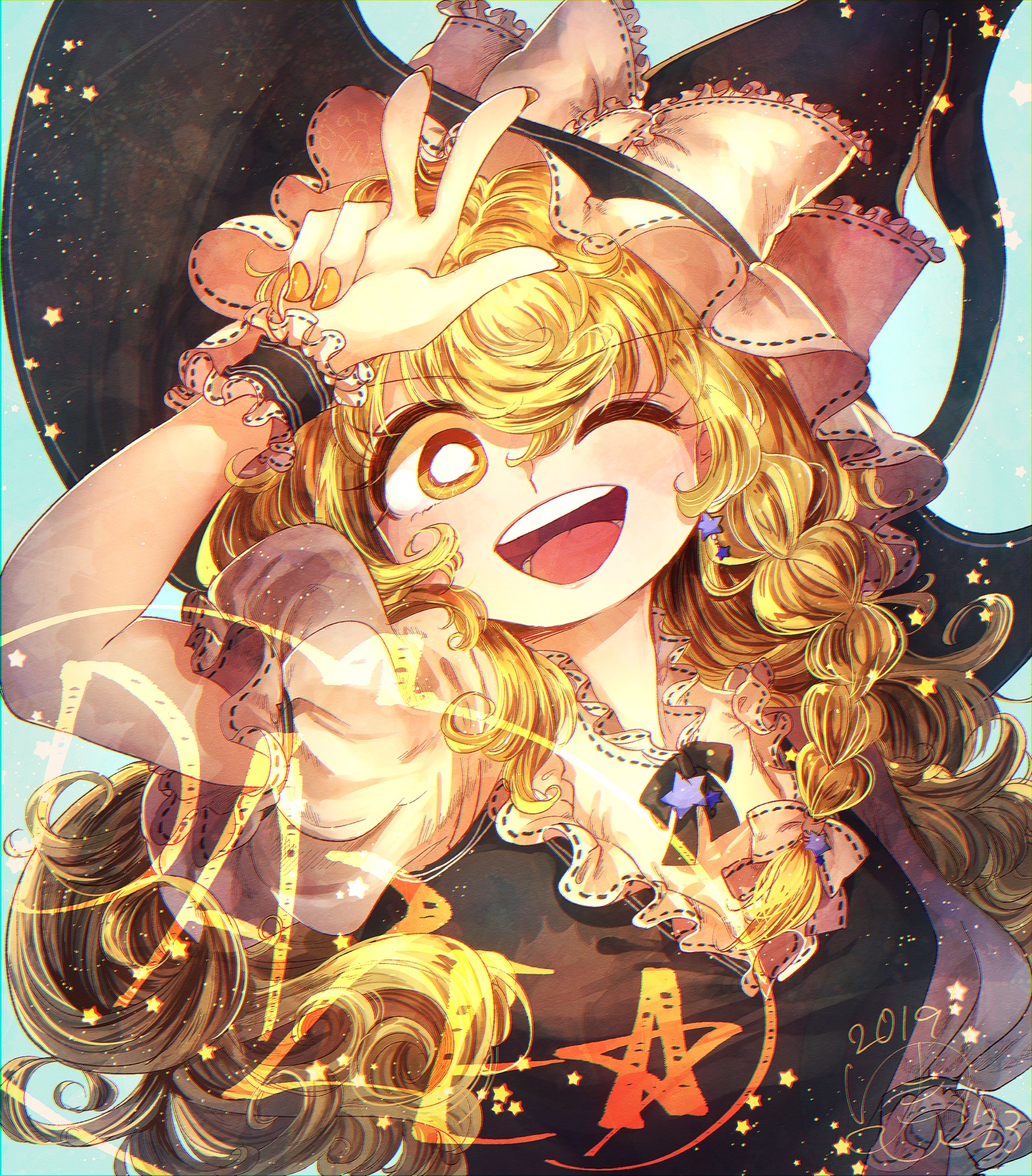 Download Marisa Kirisame Anime Touhou Art
