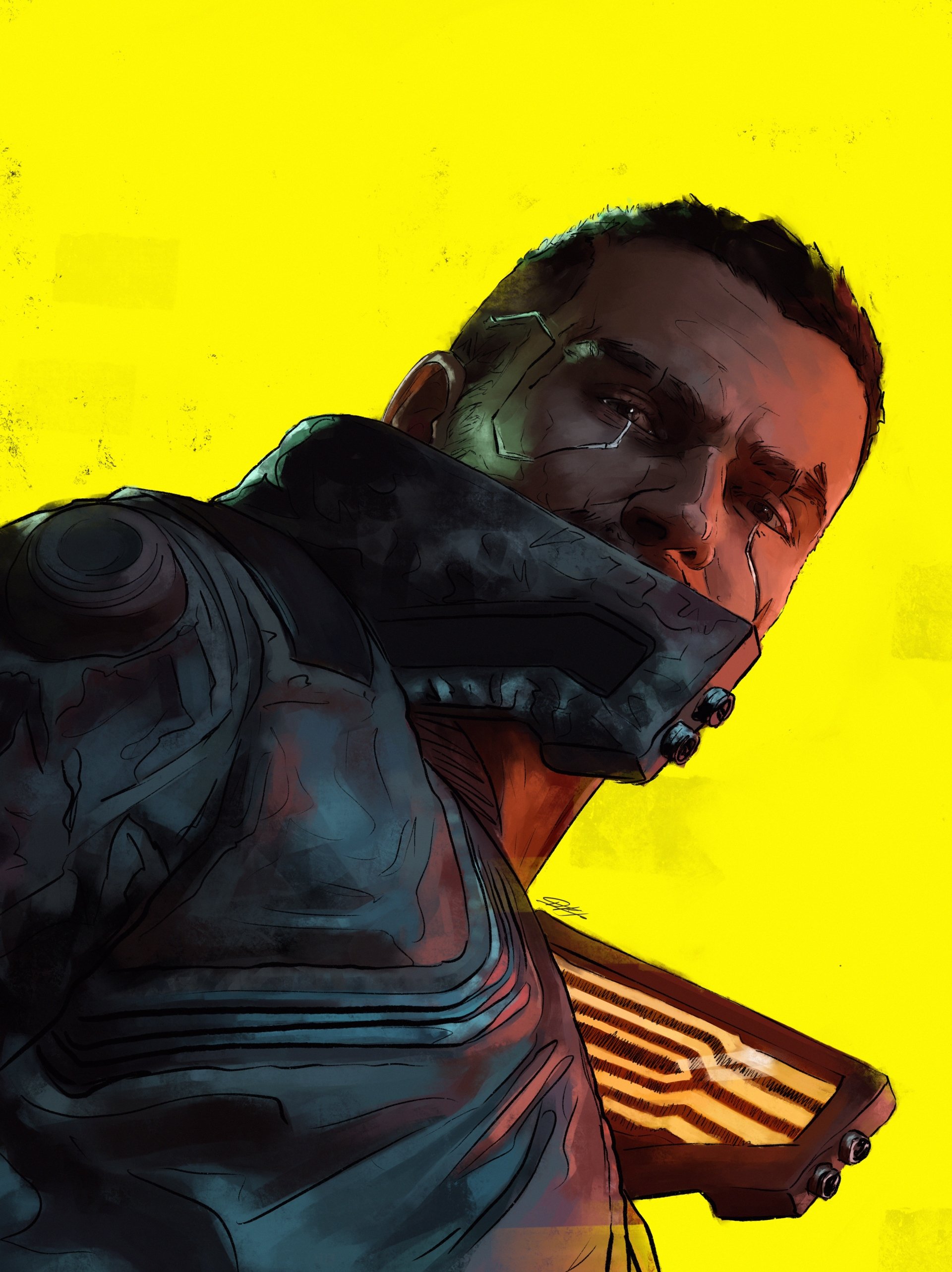 Video Game Cyberpunk 2077 Art