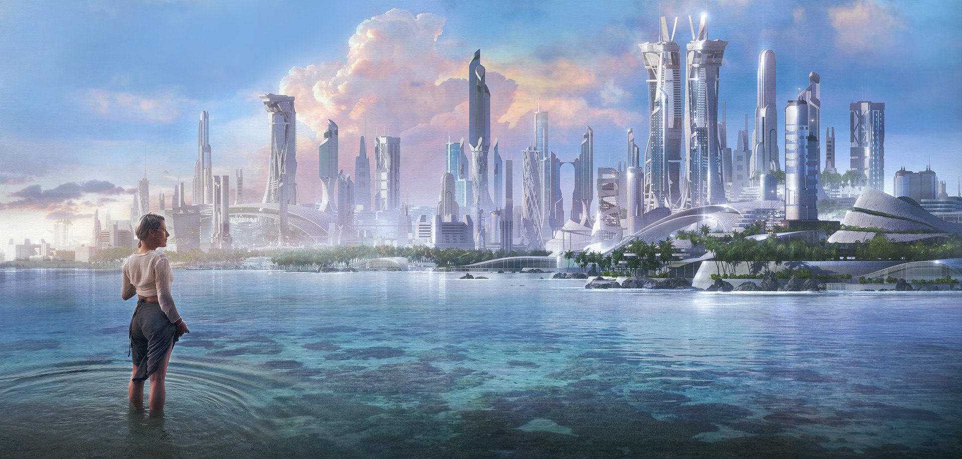Download Futuristic Sci Fi City Sci Fi City Futuristic City Art