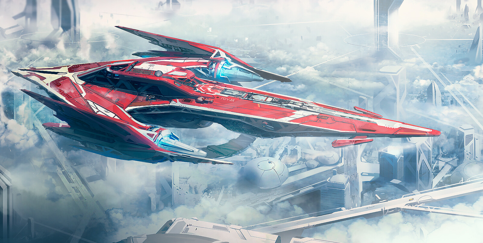 Download Sci Fi Spaceship Art