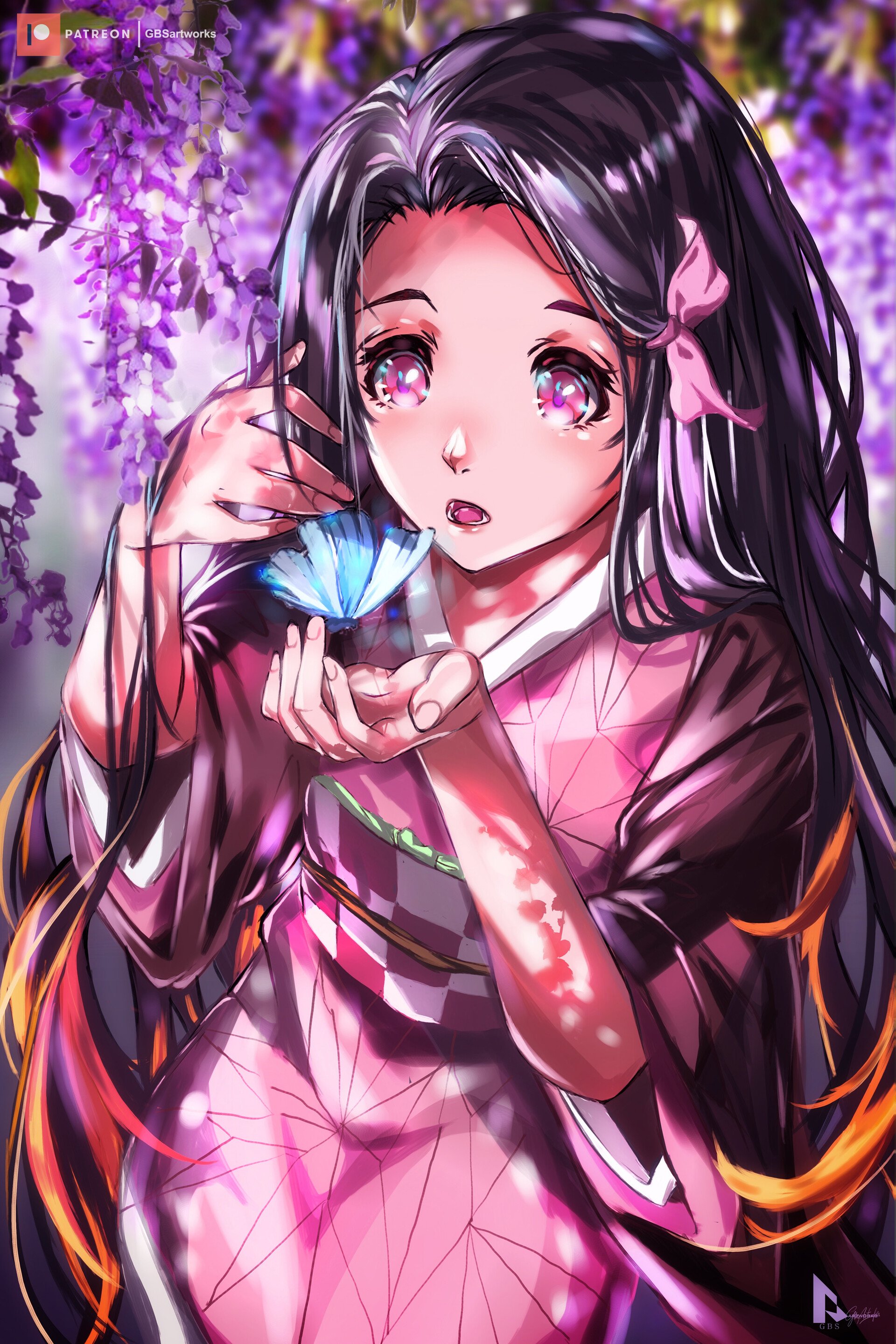 Nezuko Kamado - Blossoms and Butterflies | Demon Slayer Aura