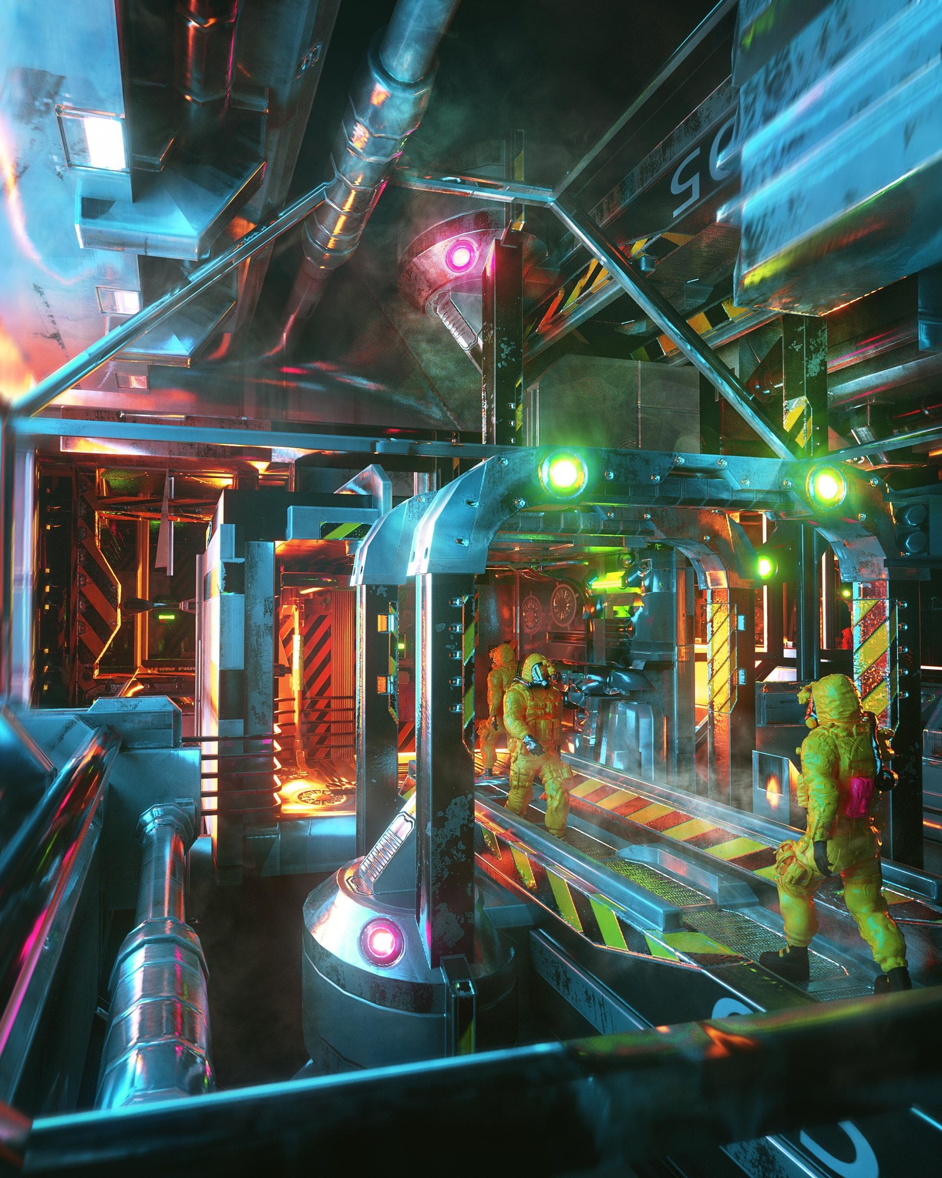 Download Sci Fi Building Art