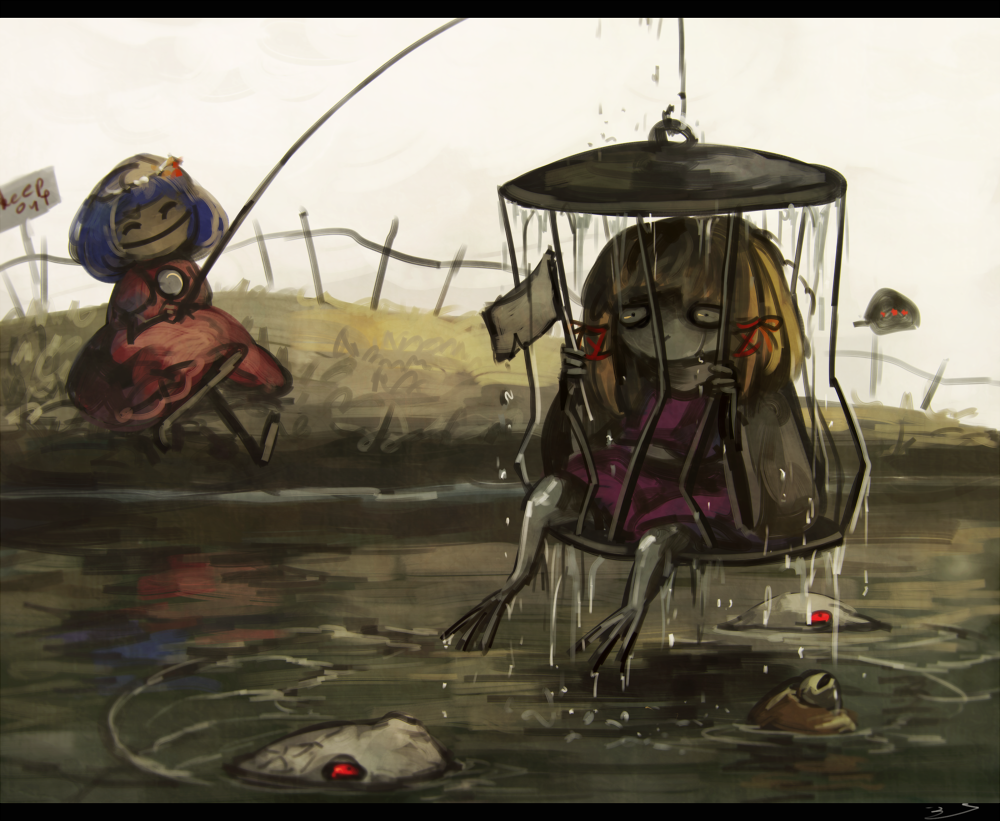 Miserable Frog by ことイナリ