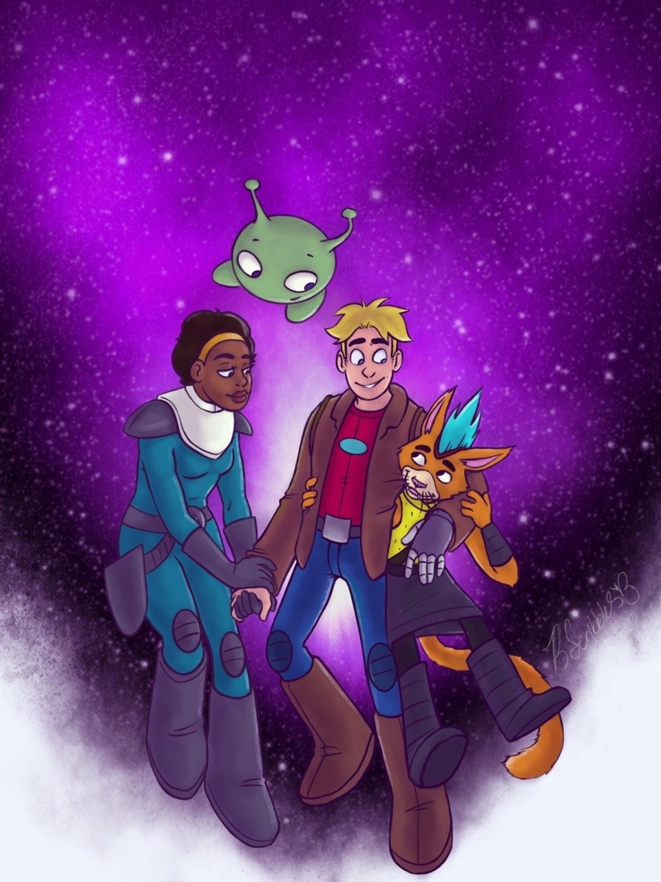 TV Show Final Space Art by butterflyscribbles