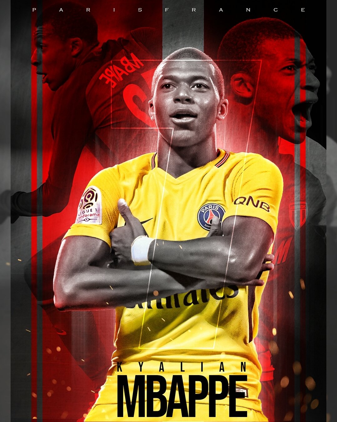 Download Kylian Mbappé Sports Art by nsdi