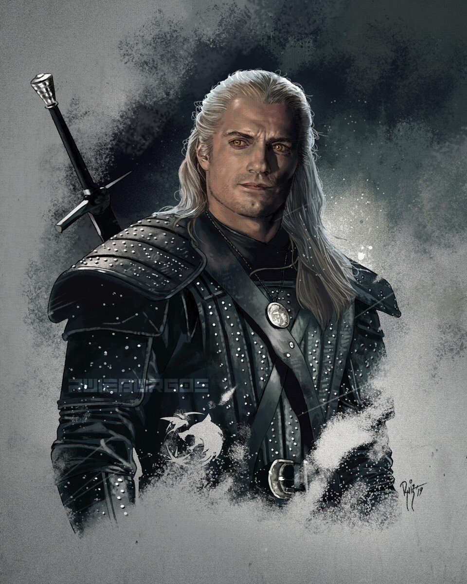 Download Geralt Of Rivia TV Show The Witcher Art