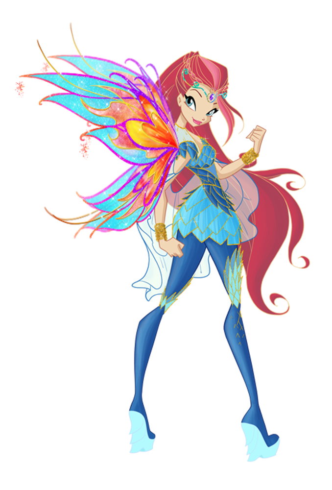 Download Two-toned Hair Red Hair Long Hair Wings Fairy Bloom (Winx Club ...