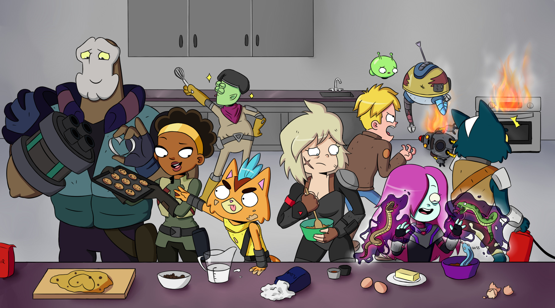 Final Space Art by bruzzy-art