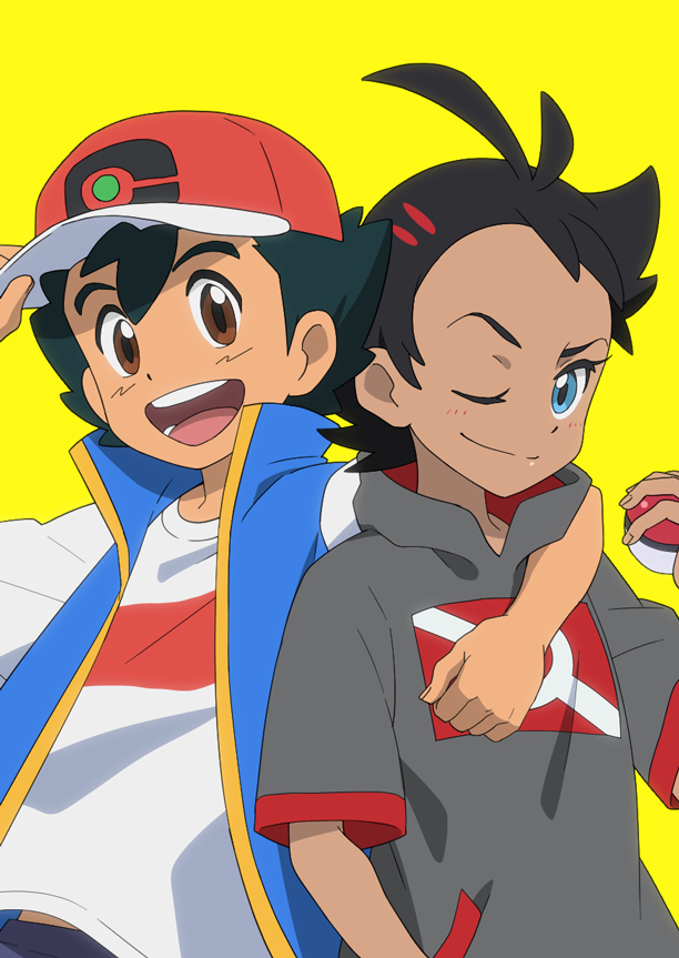 Download Cap Brown Eyes Blue Eyes Pokeball Goh (Pokémon) Ash Ketchum ...