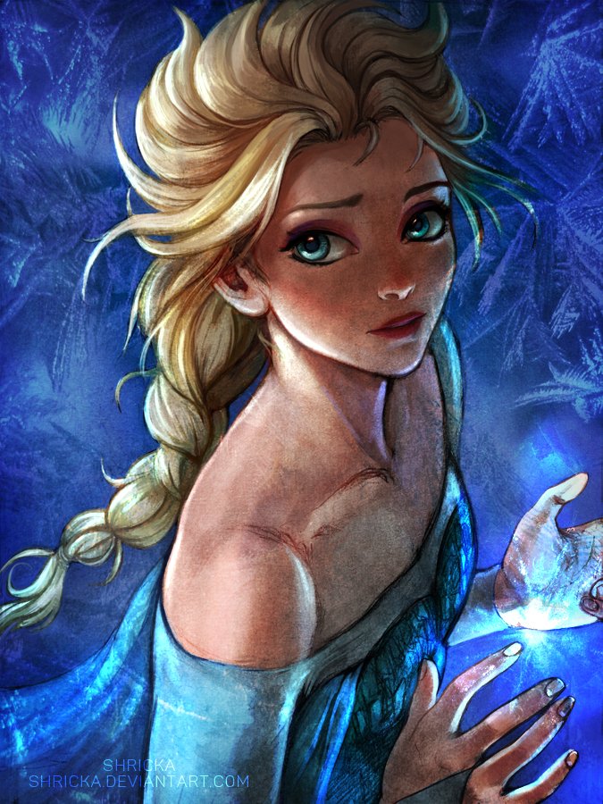 Frozen Art by shricka