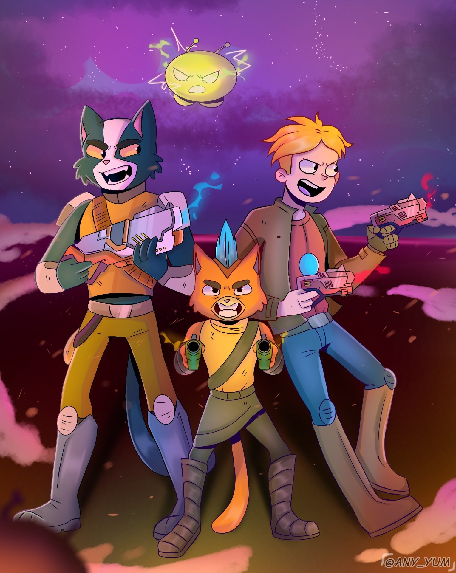 TV Show Final Space Art by AnyYuum
