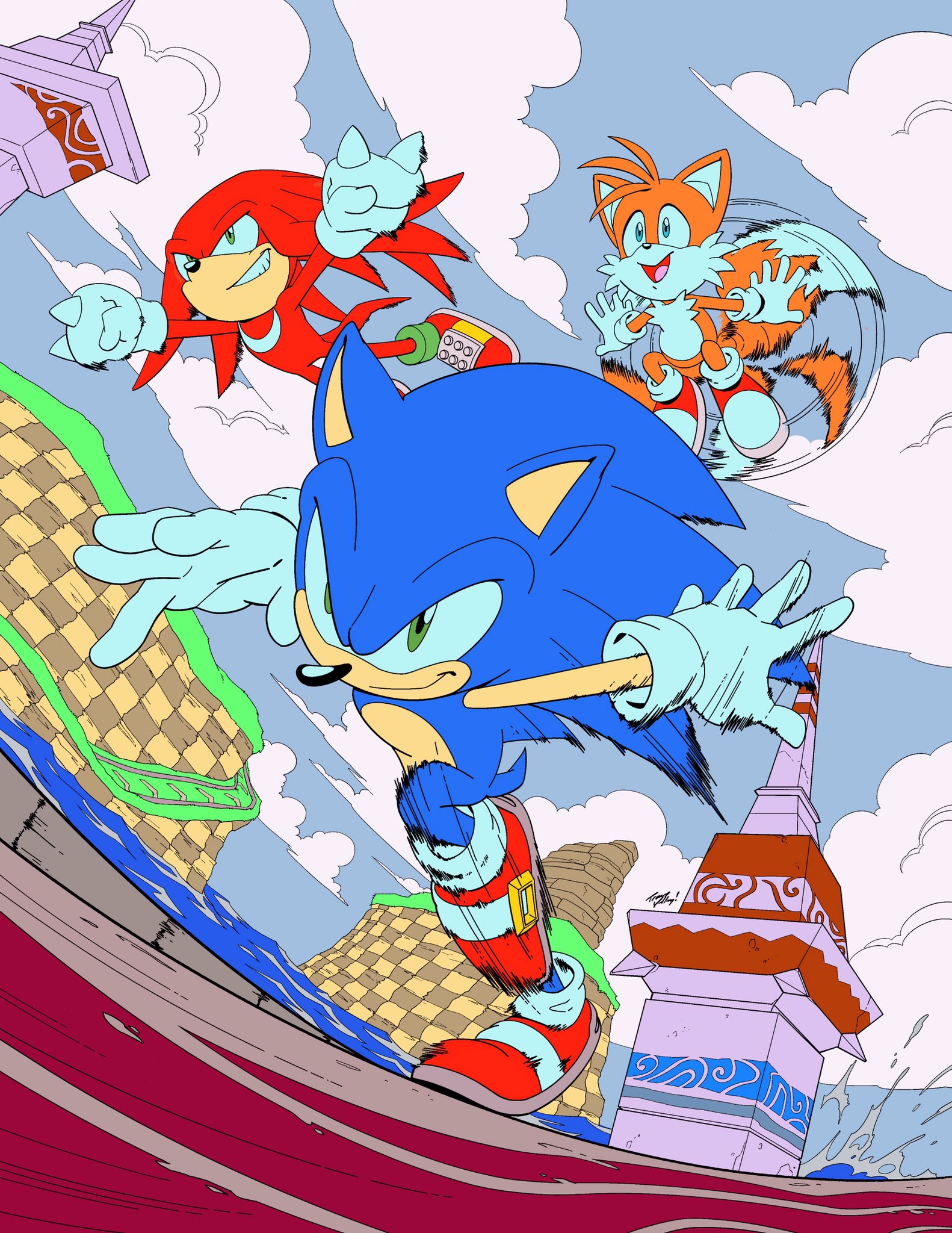 Sonic the Hedgehog Art by yardleyart