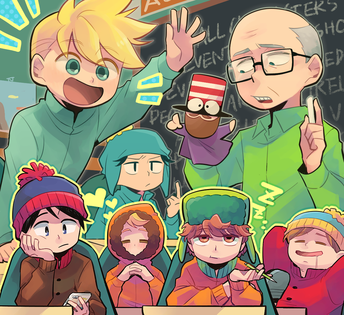 Download Mr. Garrison Craig Tucker Eric Cartman Kenny McCormick Butters ...