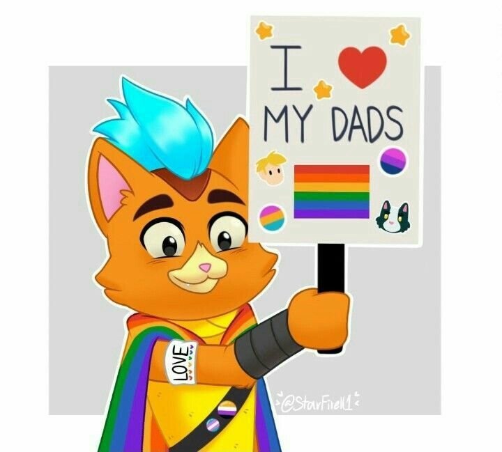 Download Flag Rainbow Little Cato (Final Space) TV Show Final Space Art
