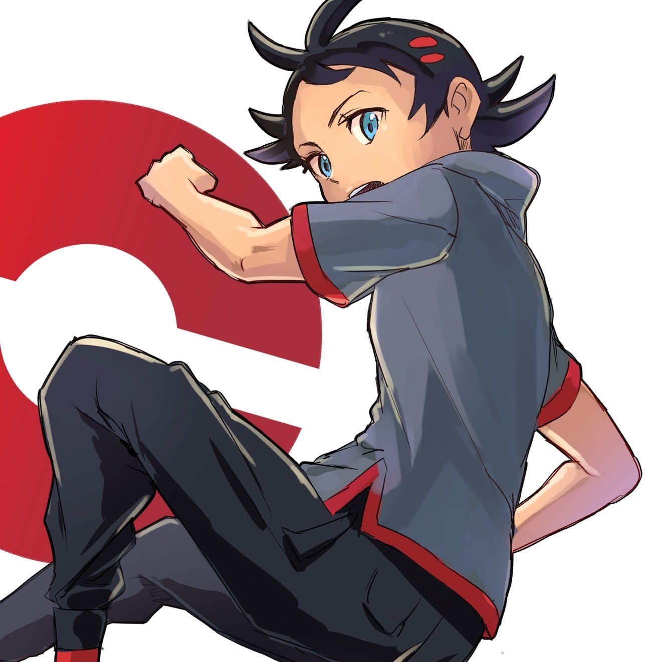 Download Black Hair Blue Eyes Goh (Pokémon) Anime Pokemon Art