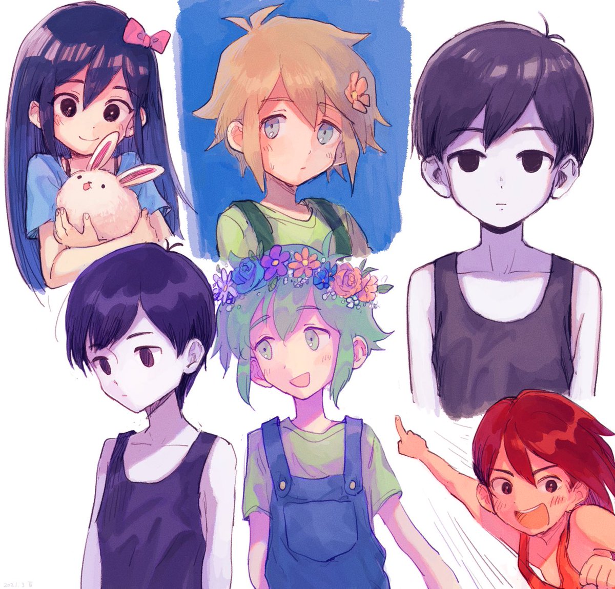 OMORI Art by 100momom