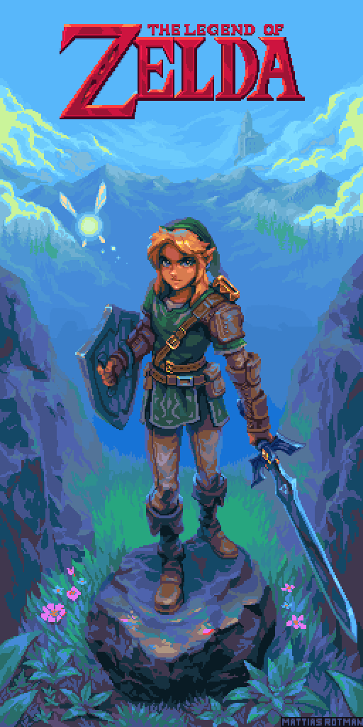 Download Link Video Game The Legend Of Zelda Art