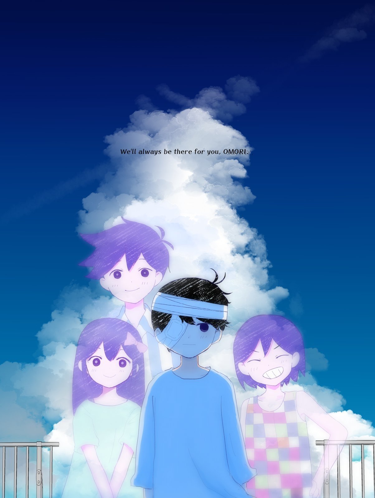 Download Eye Patch Kel (Omori) OMORI Aubrey (Omori) Sunny (Omori) Hero ...