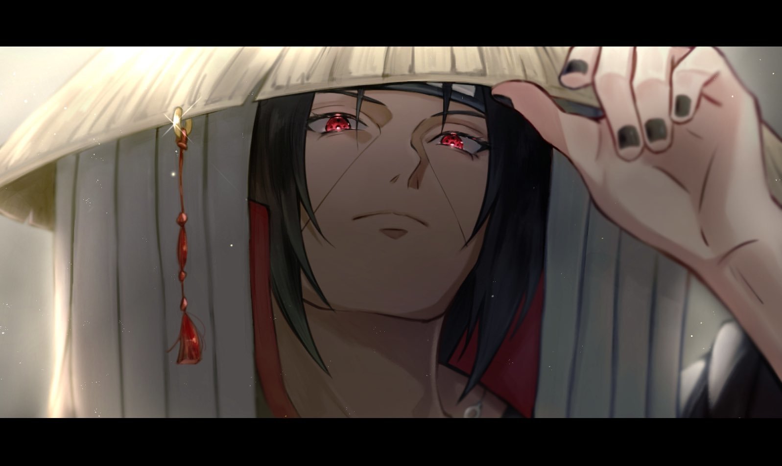 Download Black Hair Red Eyes Hand Itachi Uchiha Anime Naruto Art
