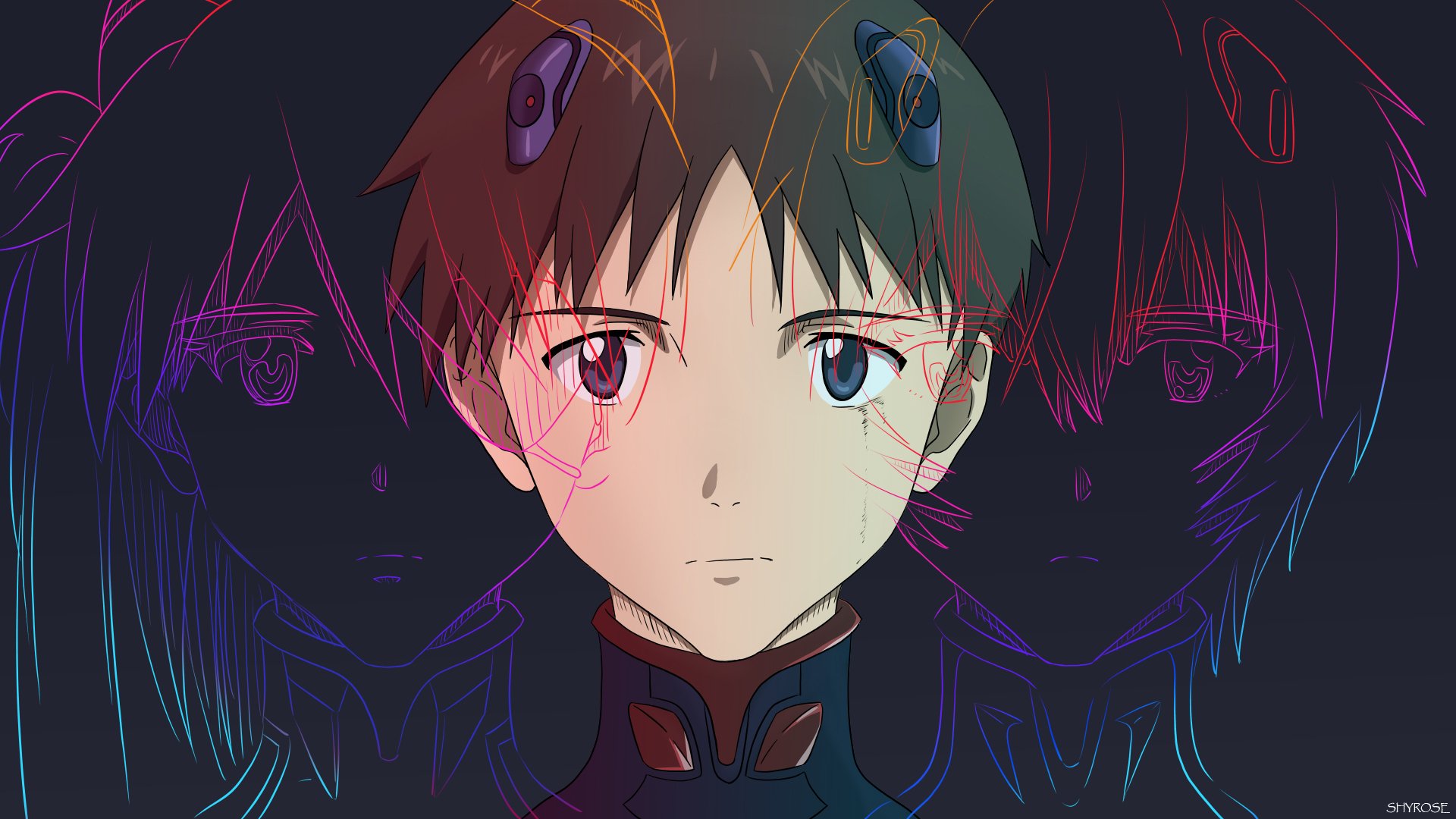 Download Shinji Ikari Anime Neon Genesis Evangelion Art