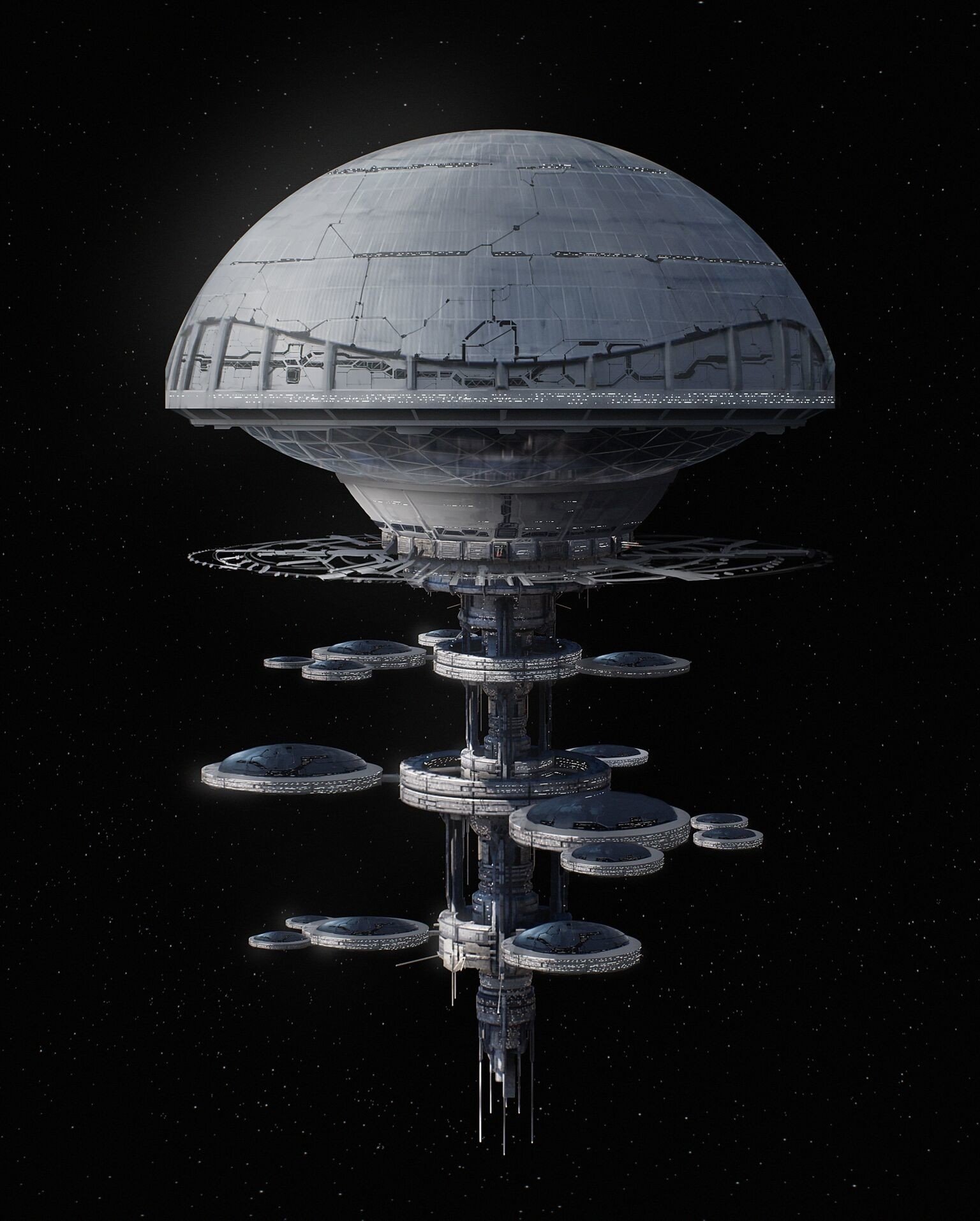 Download Sci Fi Space Station Art