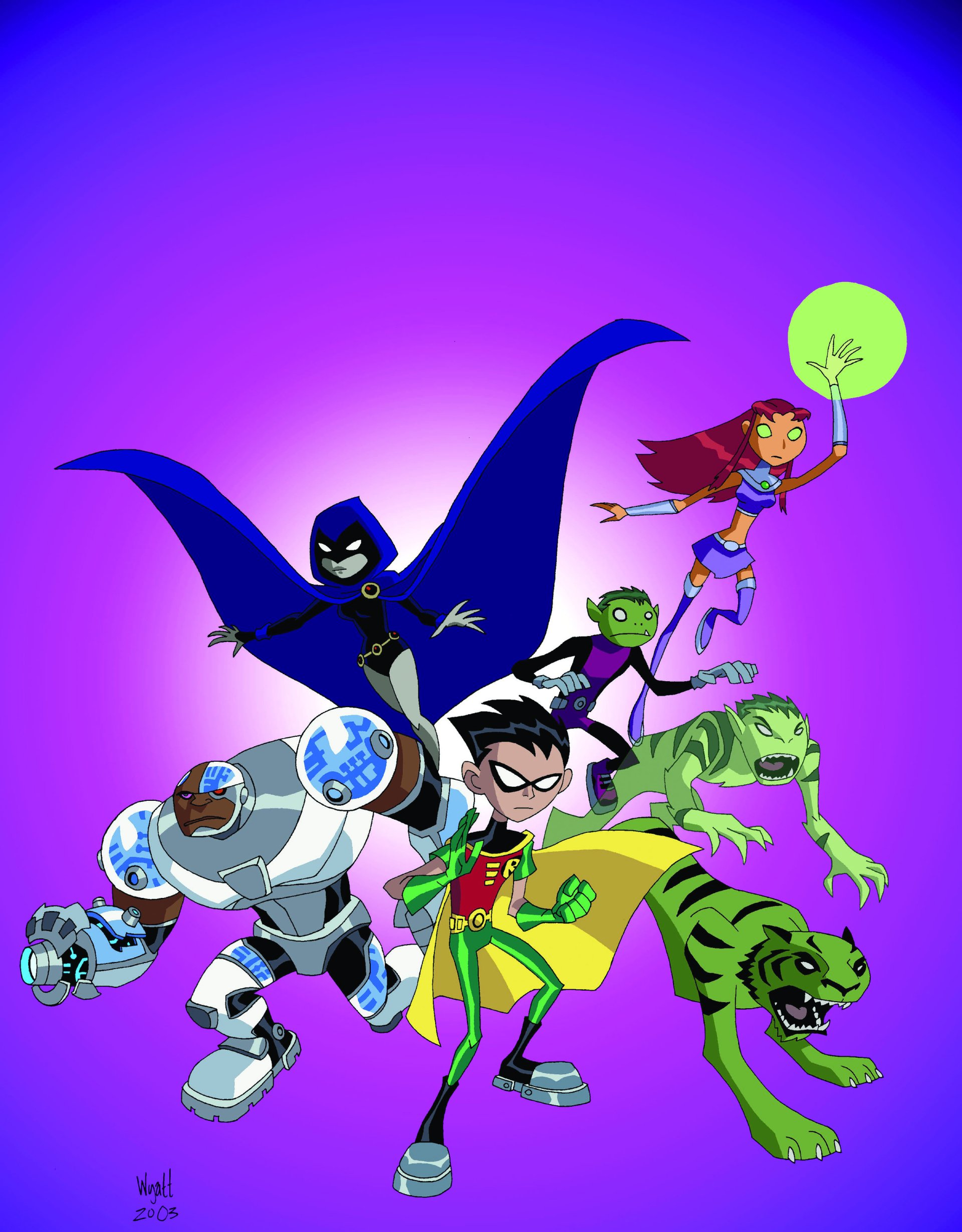 Teen Titans Art