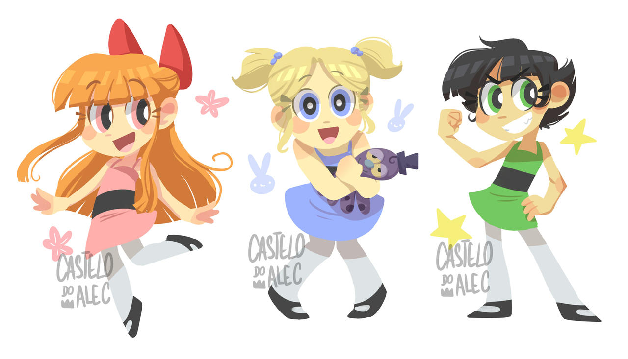 The Powerpuff Girls (1998) Art by aleccrim