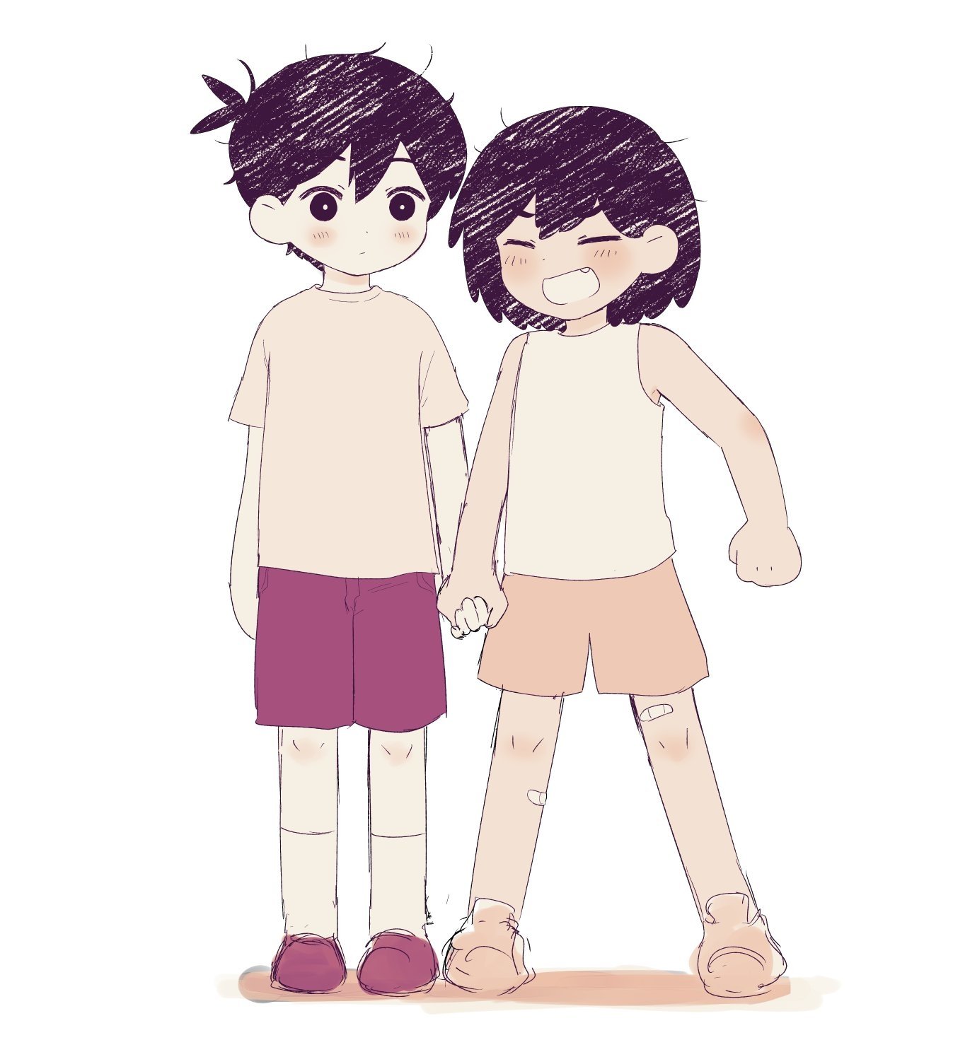 Download OMORI Cute Kel (Omori) Sunny (Omori) Video Game Art