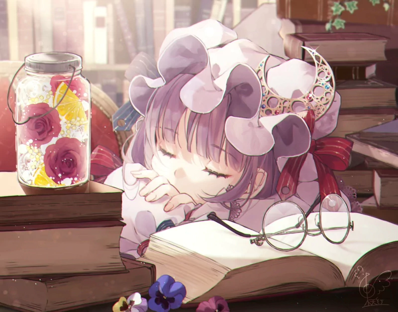 Patchouli Knowledge - Desktop Wallpapers, Phone Wallpaper, PFP, Gifs ...