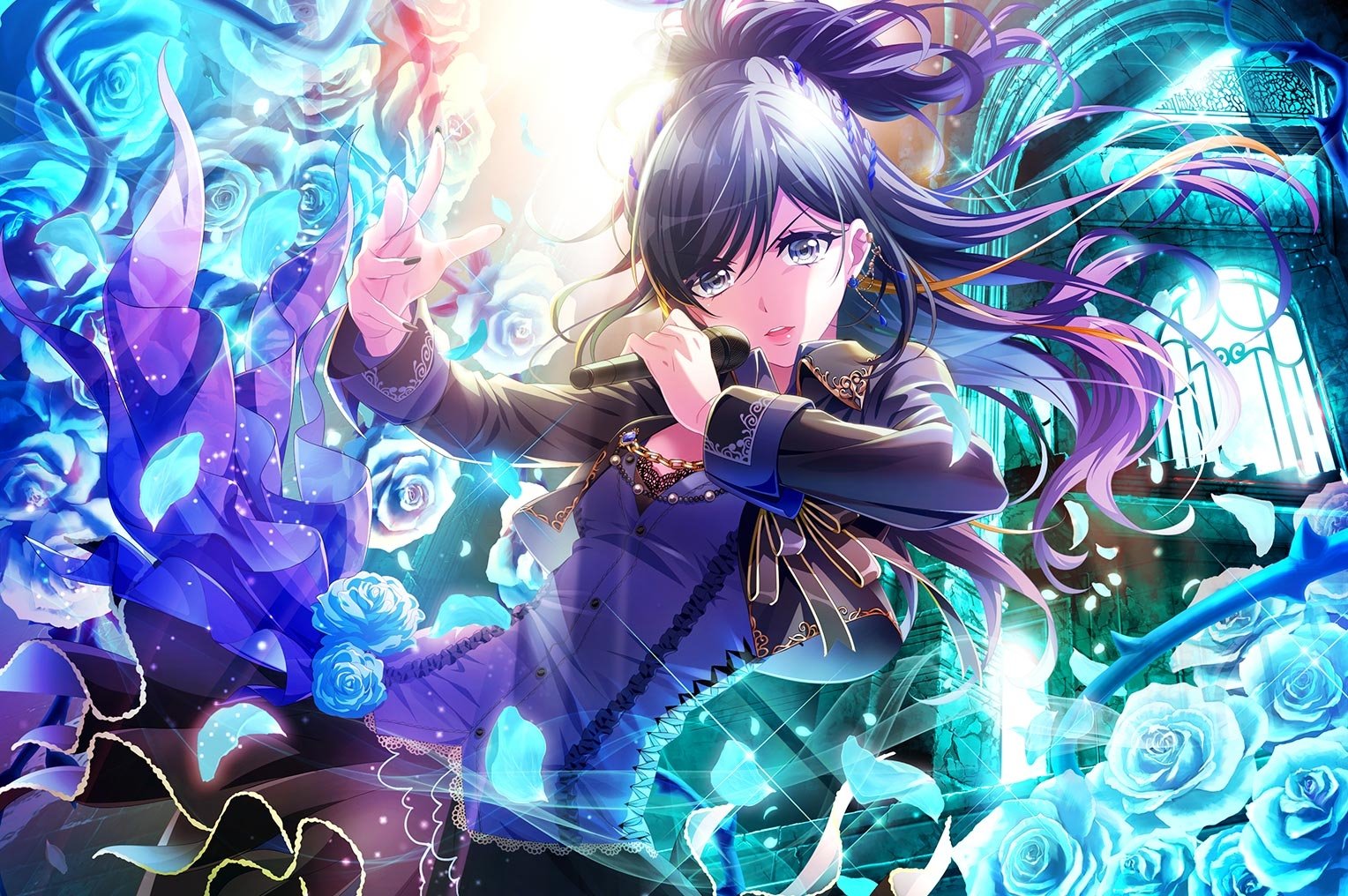 Download Singer Tsubaki Aoyagi Video Game D4DJ Art