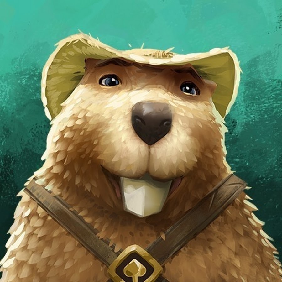 Download Video Game Timberborn Beaver Cartoon Character Art
