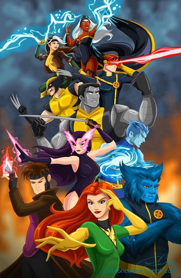 X Men Iceman And Rogue