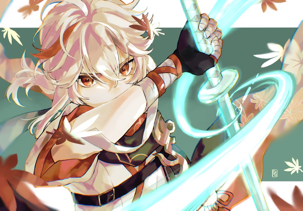 Download Kaedehara Kazuha (Genshin Impact) Video Game Genshin Impact Art