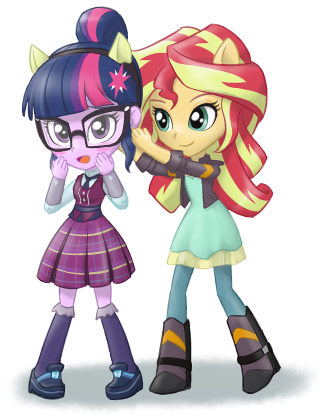 Download Chibi Sunset Shimmer Sci-Twi (My Little Pony) Movie My Little Pony: Equestria Girls ...