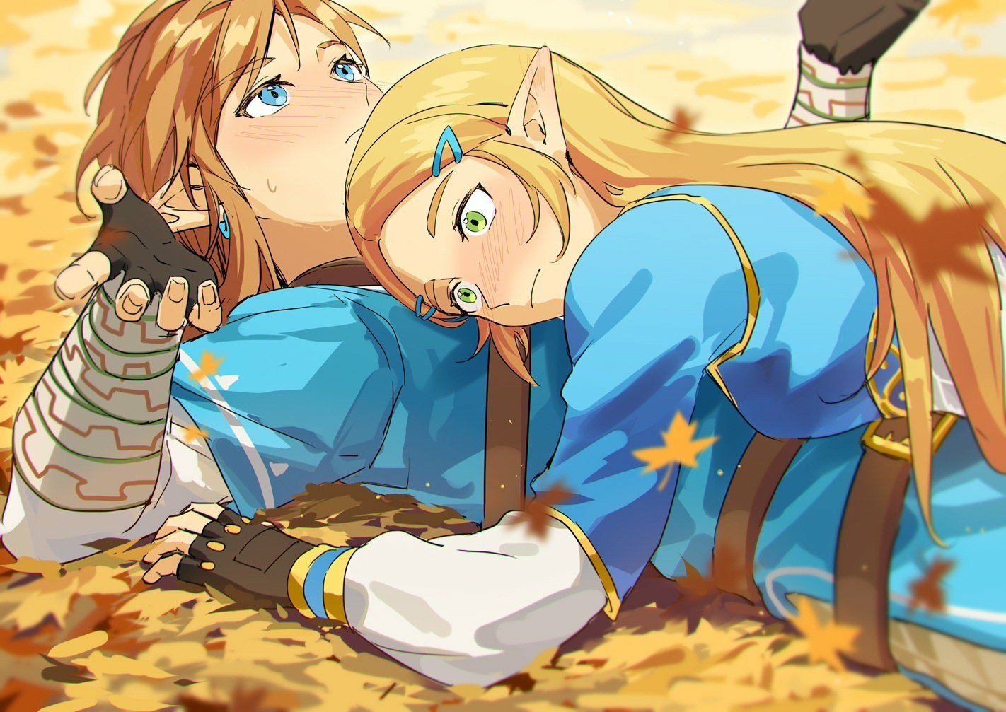 Breath of the Wild — Zelda & Link: Autumn Repose