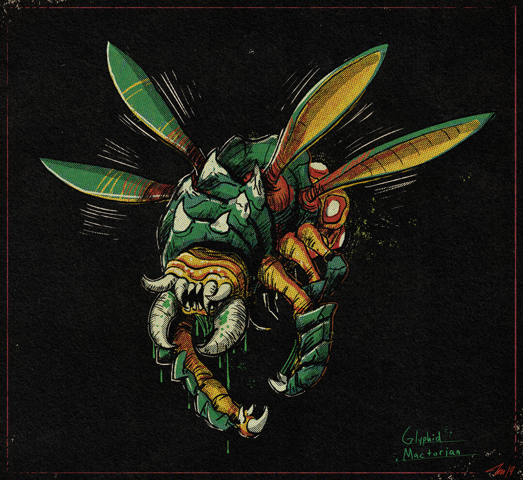 DRG Fan Art - Glyphid Mactorian by Tim Murray