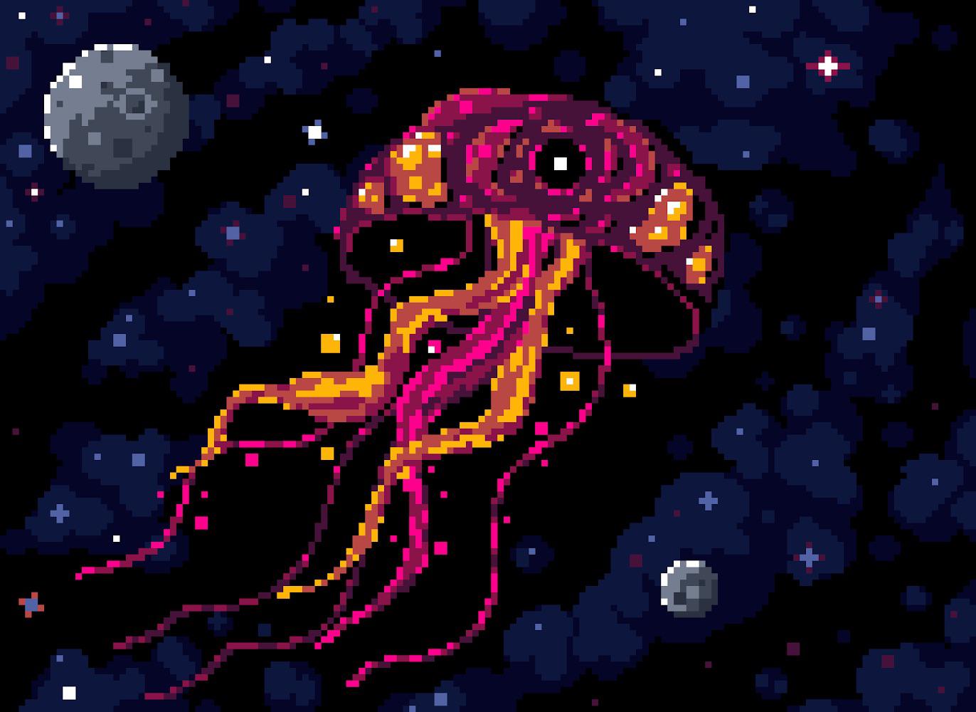 Psychic space jellyfish by JediGaston