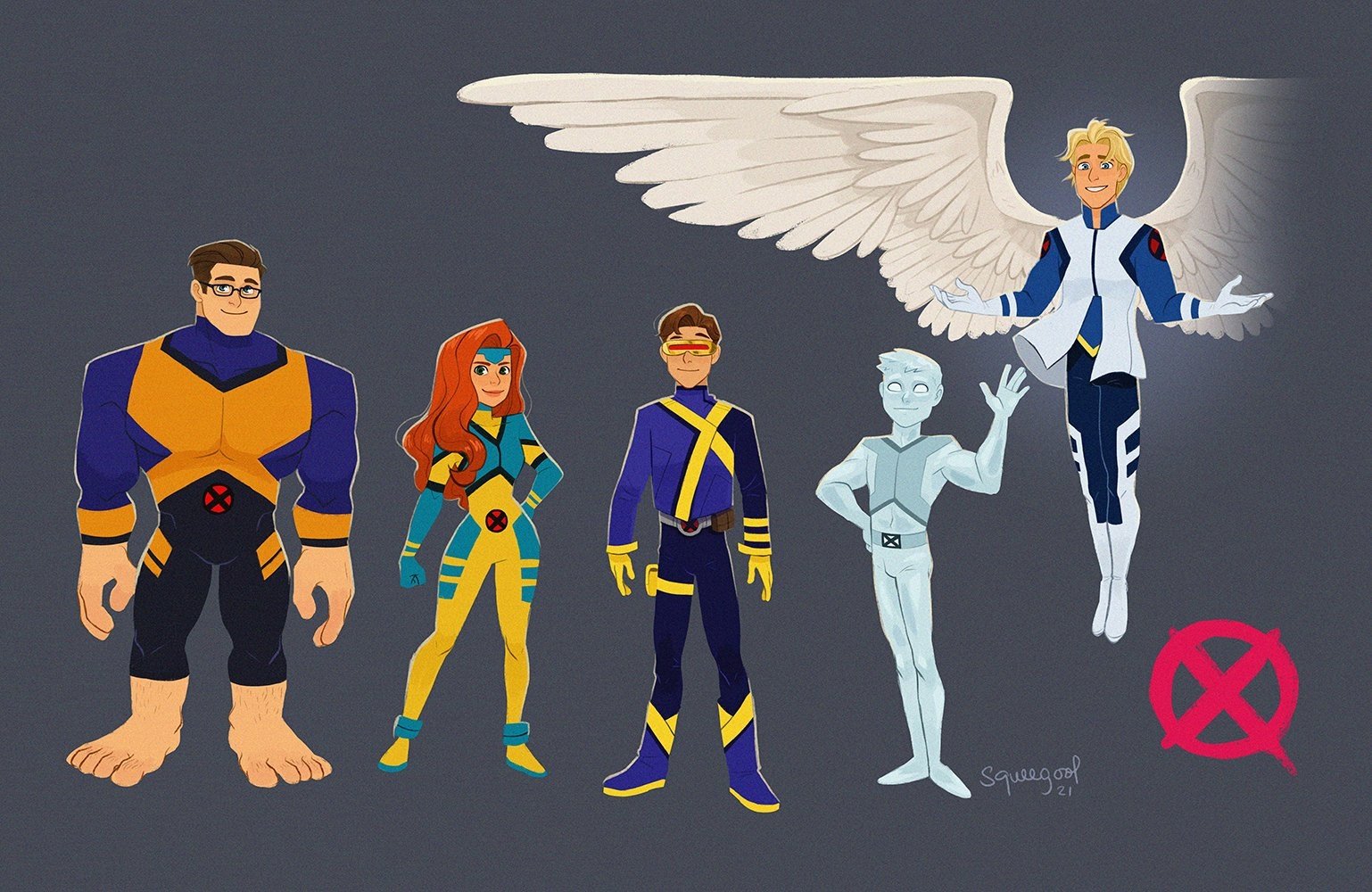 Download Warren Worthington III Angel (Marvel Comics) Iceman (Marvel ...