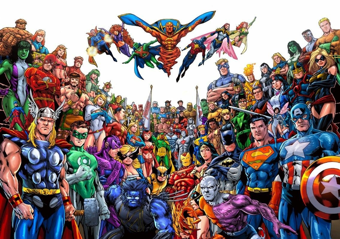 Download Comic Crossover Art